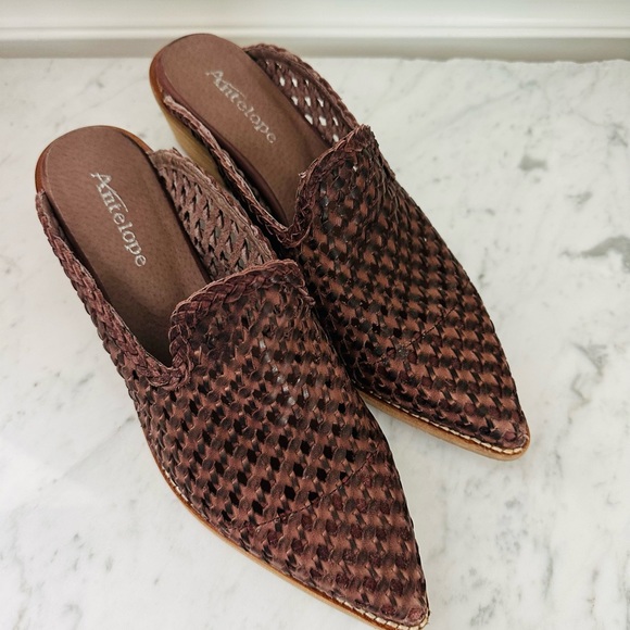 Antelope | Shoes | Antelopewomens Leather Heel Mules Sizes Eu 38 | Poshmark